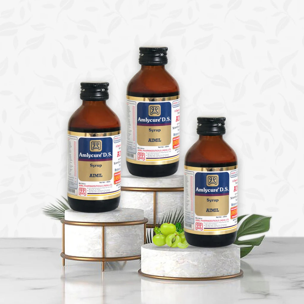 AIMIL Amlycure D.S. – Ayurvedic Herbal Syrup for Liver Wellness (200ml)