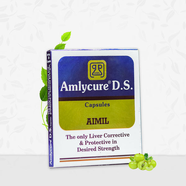 Buy AIMIL Amlycure D.S Capsules Online | Herbal Liver Wellness