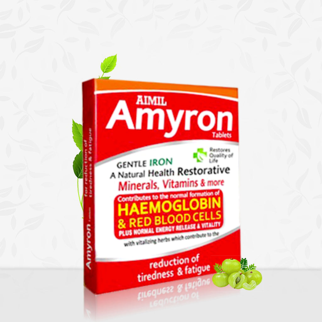 Buy Amyron Tablets, Ayurvedic Hemoglobin & Red Blood Cells Tablet ...