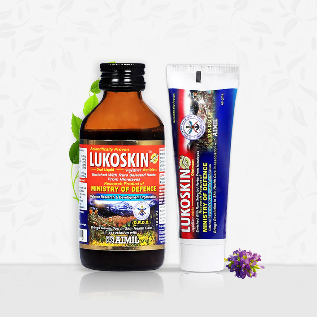 Buy AIMIL Lukoskin Combo (Syrup+ Ointment) Best price online