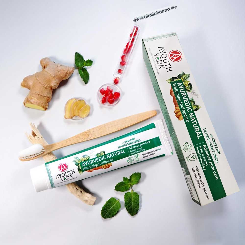 Buy Ayurvedic Mint Gel Toothpaste to Keep your mouth clean, Protected ...