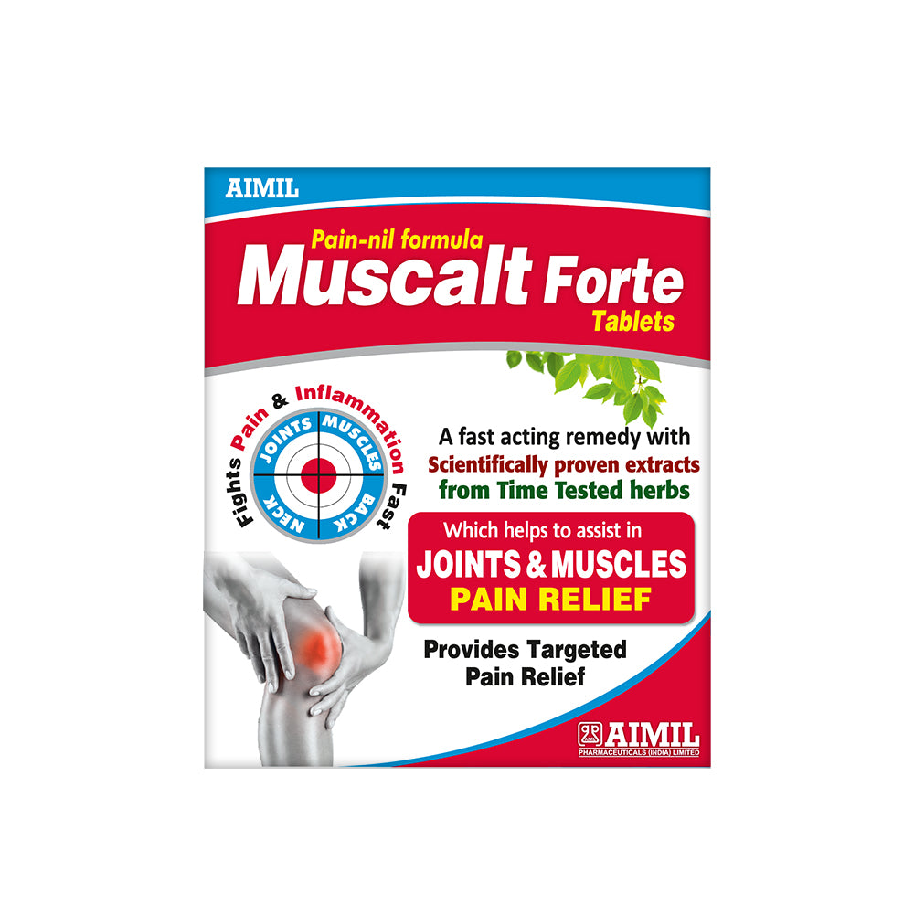 AIMIL Muscalt Forte Tablets – Natural Relief for Bone & Joint Wellness ...