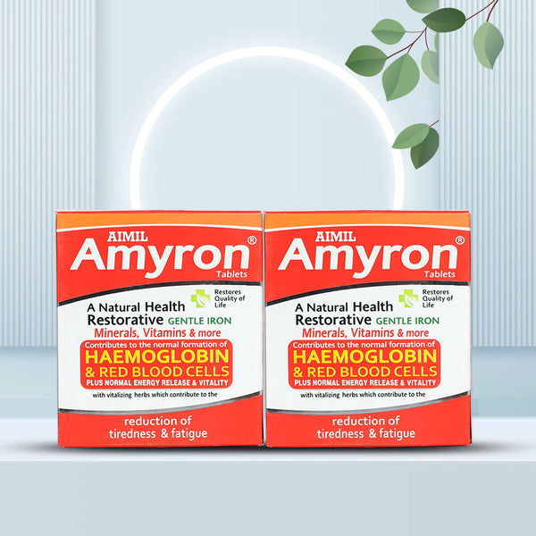 Buy Amyron Tablets, Ayurvedic Hemoglobin & Red Blood Cells Tablet ...