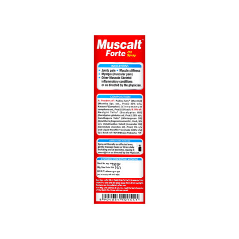 Buy Muscalt Forte Oil Spray Online At Low Price in India – AIMIL